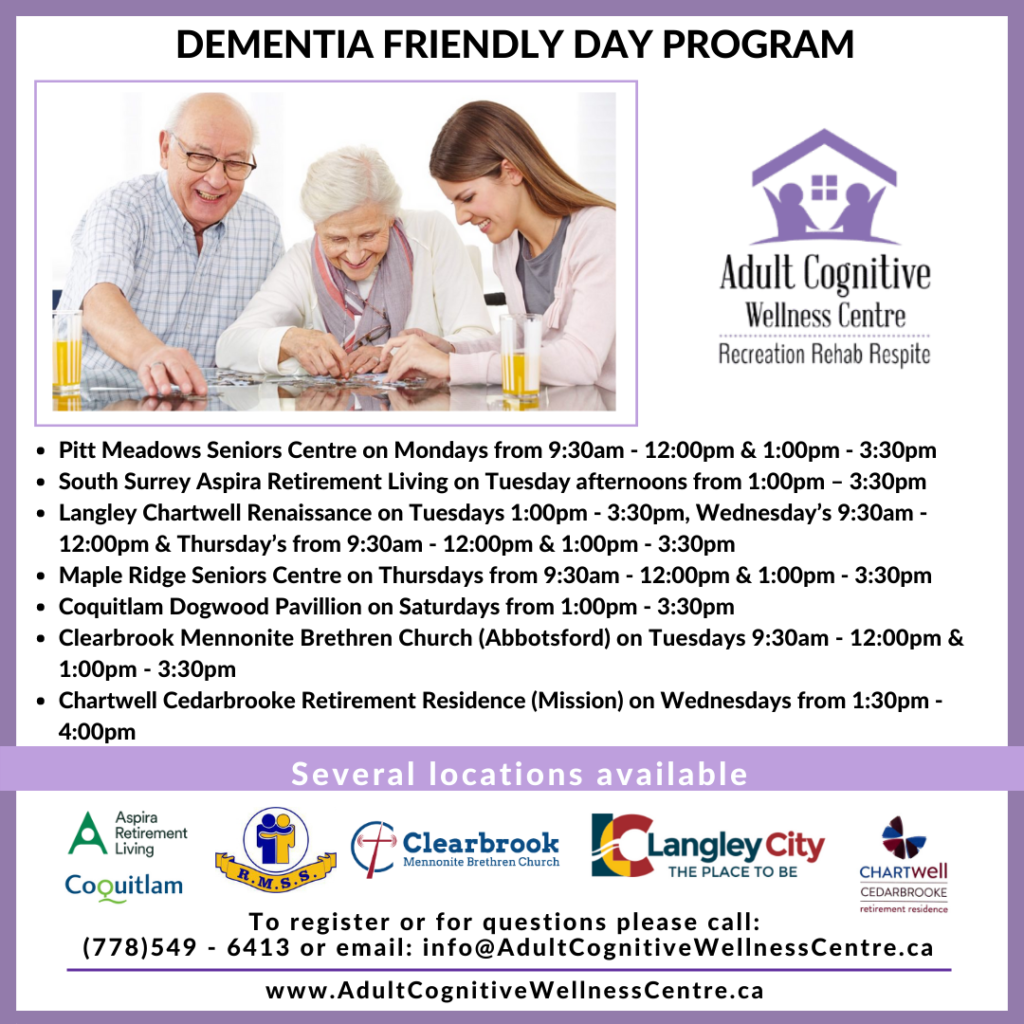 The Dementia Friendly Day program offers several benefits for ...